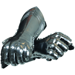 Steel Gauntlets and Steel Hand Armour - LARP Distribution