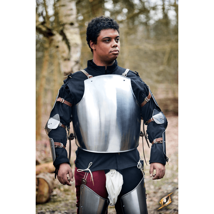 Soldiers Torso Armor - Polished Steel - MCI-3651 - LARP Distribution