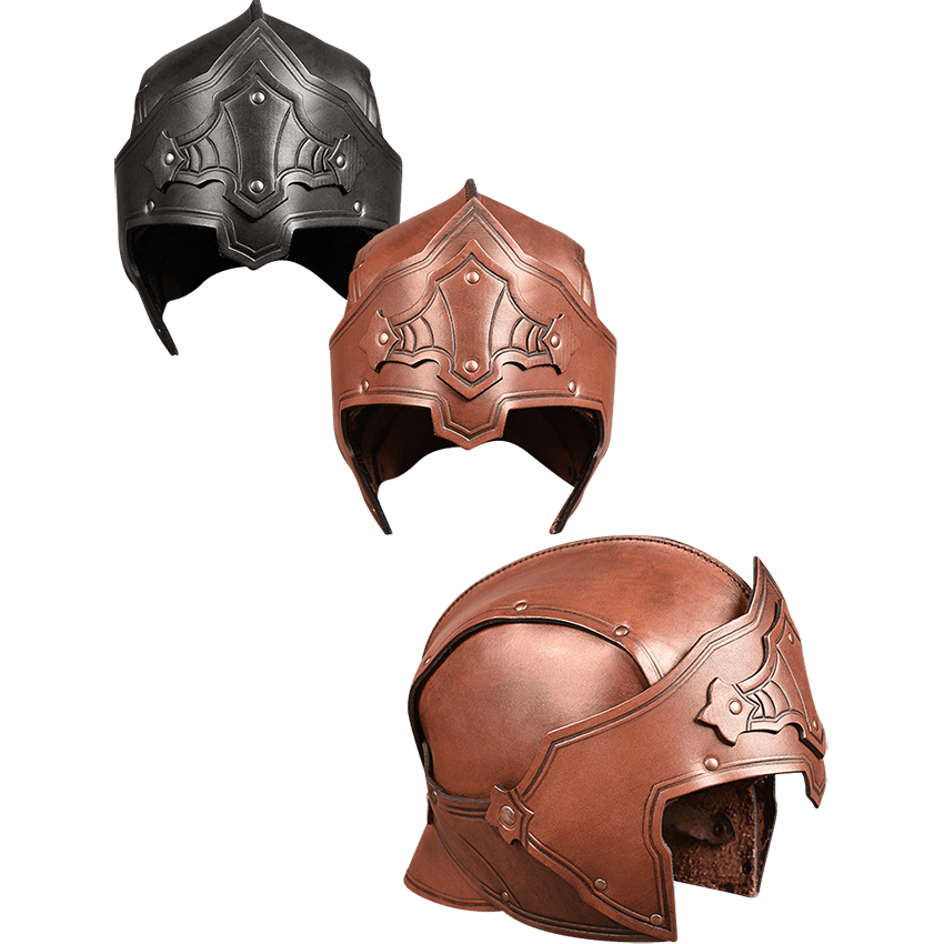 Leather Helmets - Viking, Medieval & Fantasy Helms - LARP Distribution