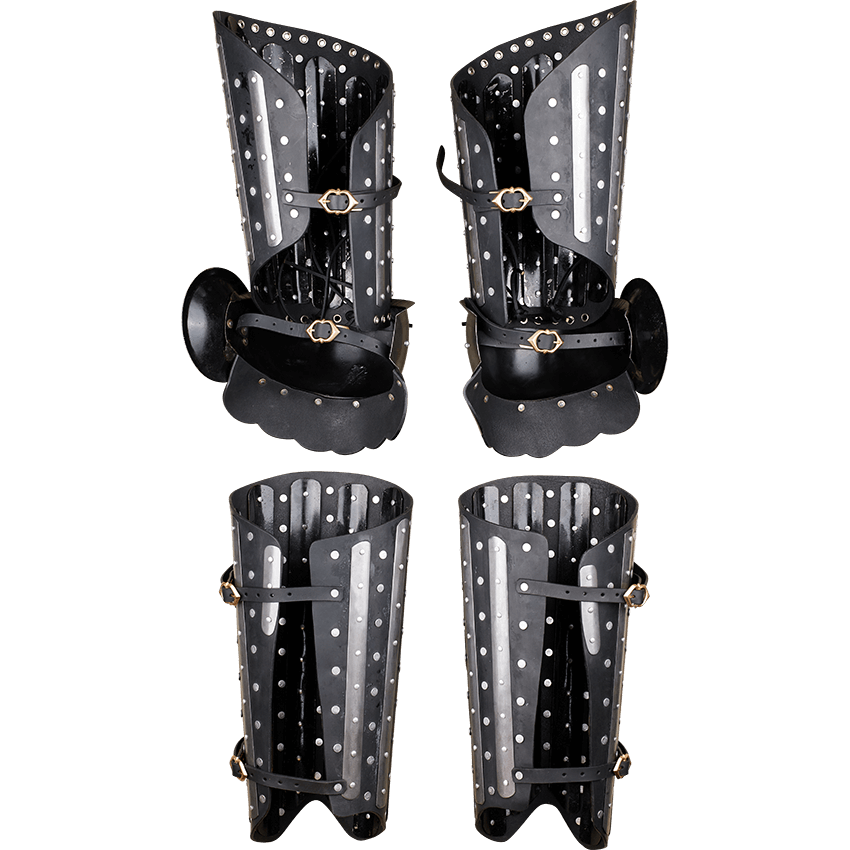 Splint Leg Armour Set - Black