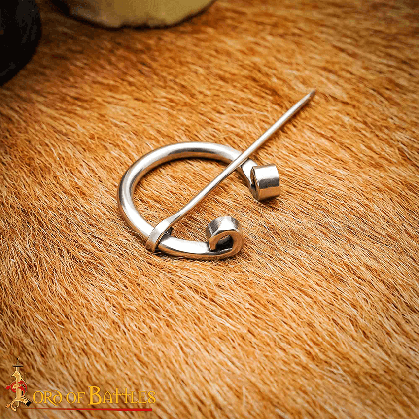 Stainless Steel Medieval Cloak Pin