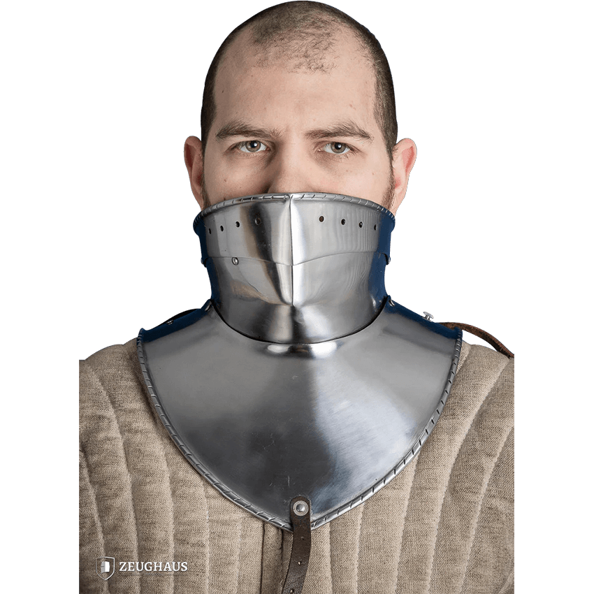 Late 15th Century Articulated Gorget with Bevor - Polished