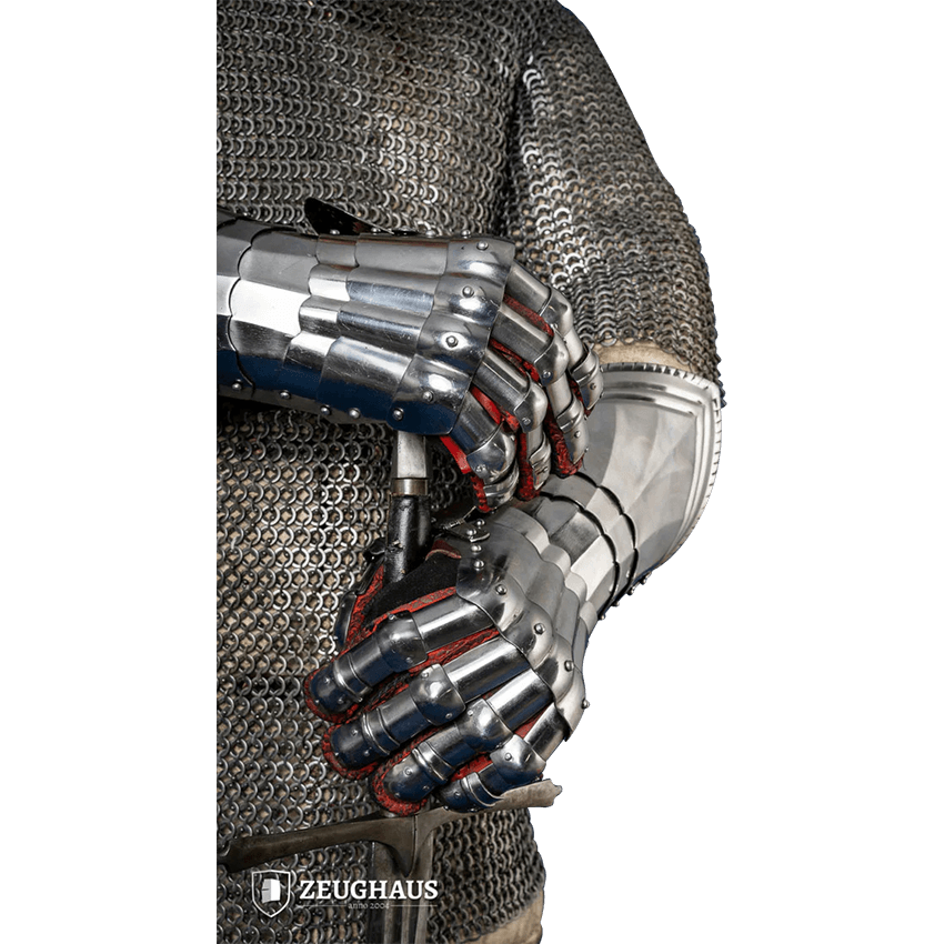 Gothic Steel Gauntlets - Polished