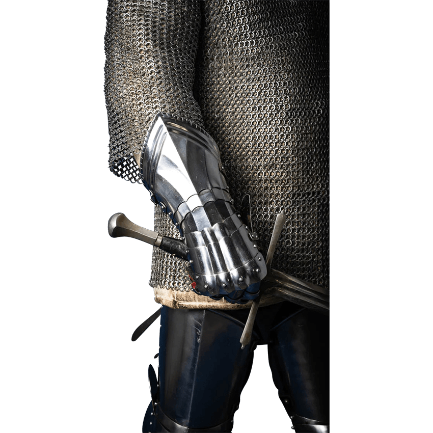 Gothic Steel Gauntlets - Polished