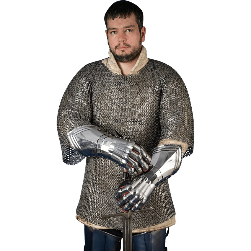 Gothic Steel Gauntlets - Polished