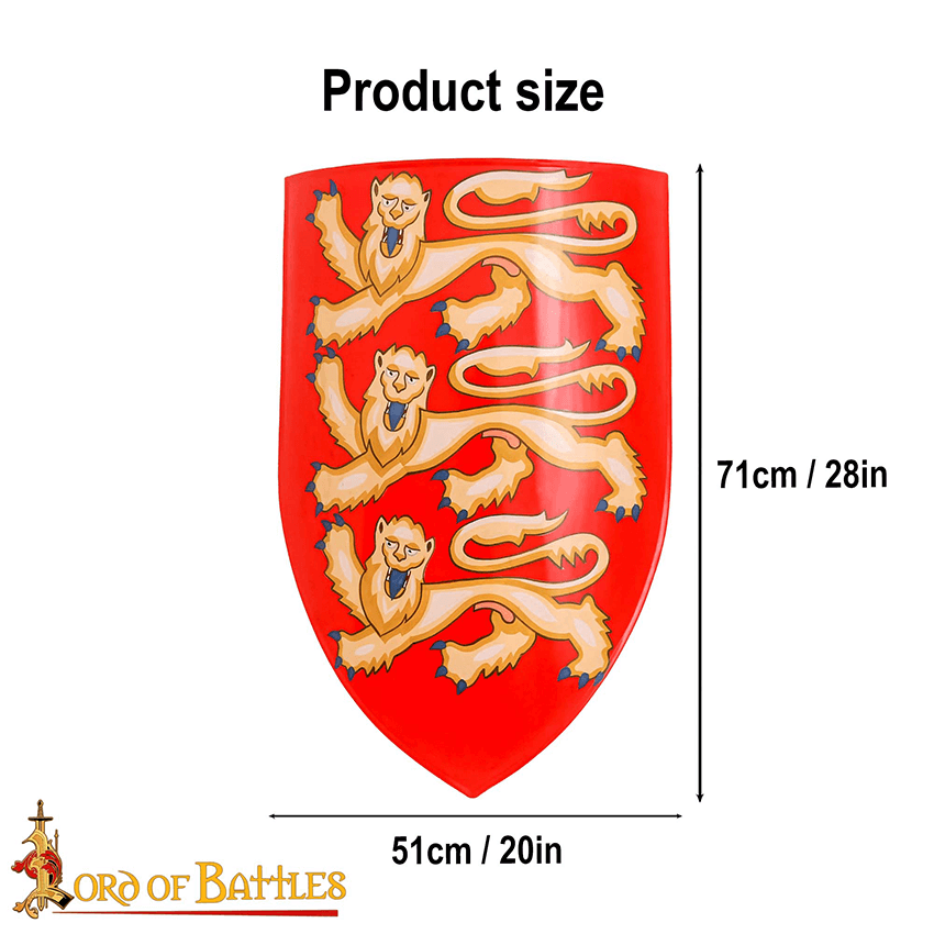 Richard the Lionheart Medieval Steel Shield
